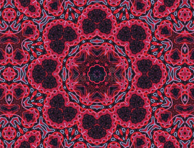 Mandala Spiritual Background Seamless Texture Stock Illustration ...