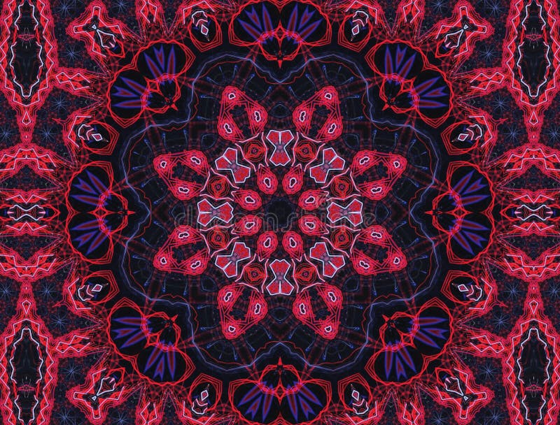 Mandala Spiritual Background Seamless Texture Stock Illustration ...