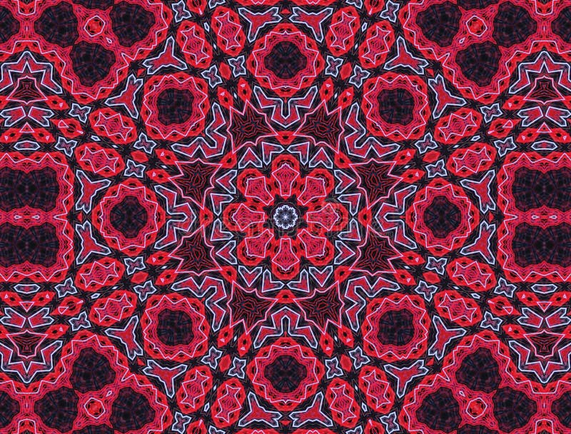 Mandala Spiritual Background Seamless Texture Stock Illustration ...