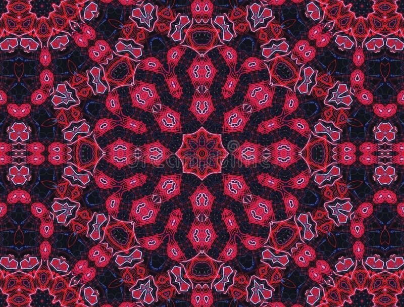 Mandala Spiritual Background Seamless Texture Stock Illustration ...