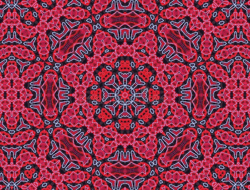 Mandala Spiritual Background Seamless Texture Stock Illustration ...