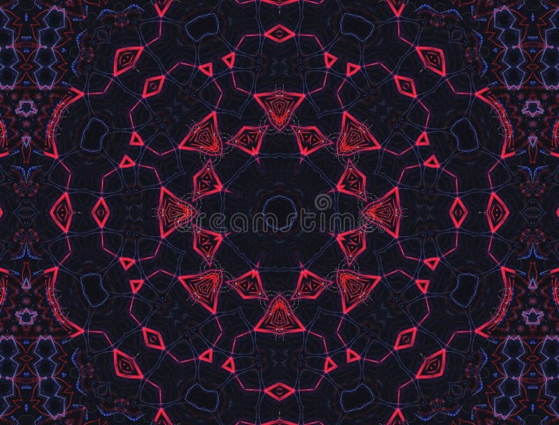 Mandala Spiritual Background Seamless Texture Stock Illustration ...