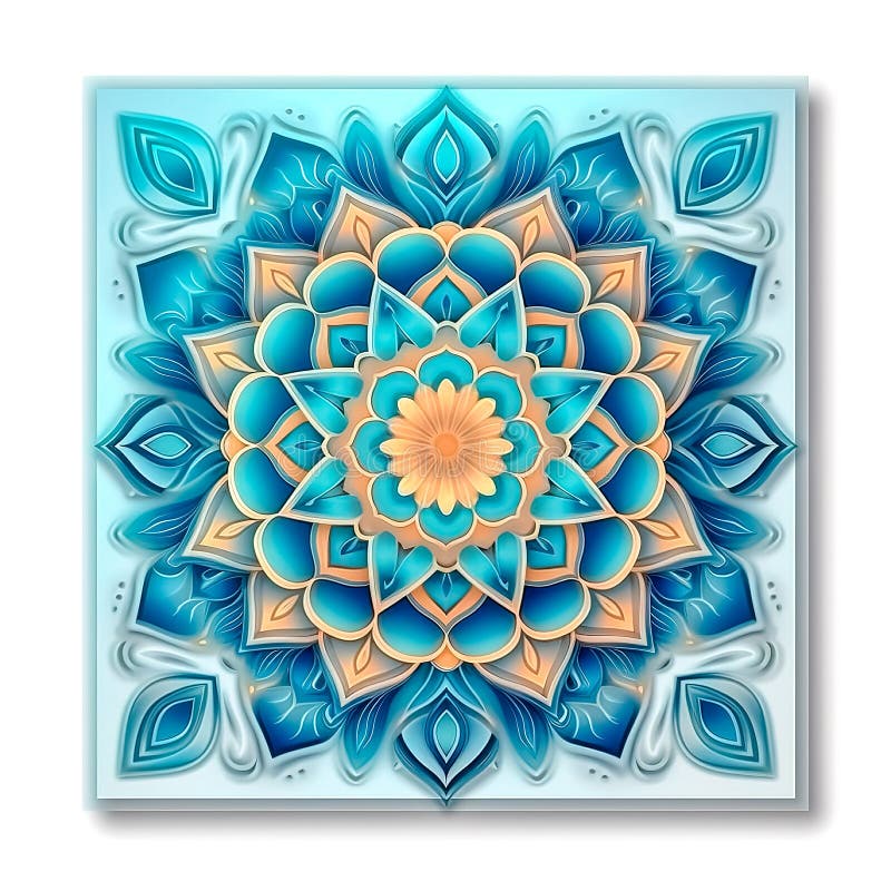 Creative Mandala Tile, Seamless Texture, Background, Made with ...