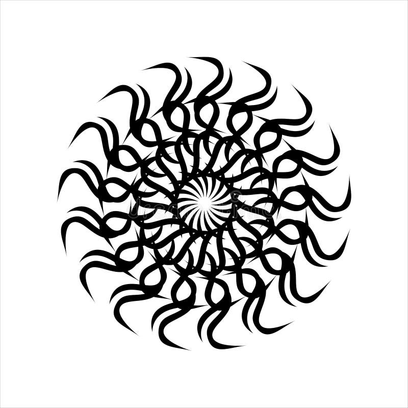 Mandala tribal design stock vector. Illustration of template - 257250105