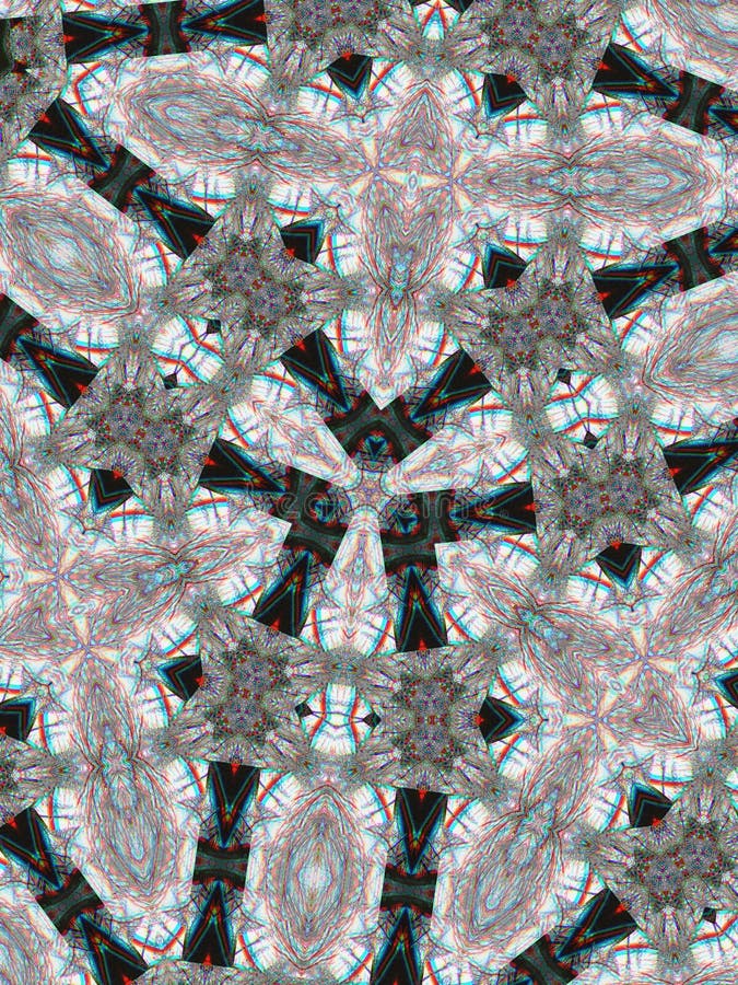 Mandala Trinity Pattern in Gray Color Stock Illustration - Illustration ...