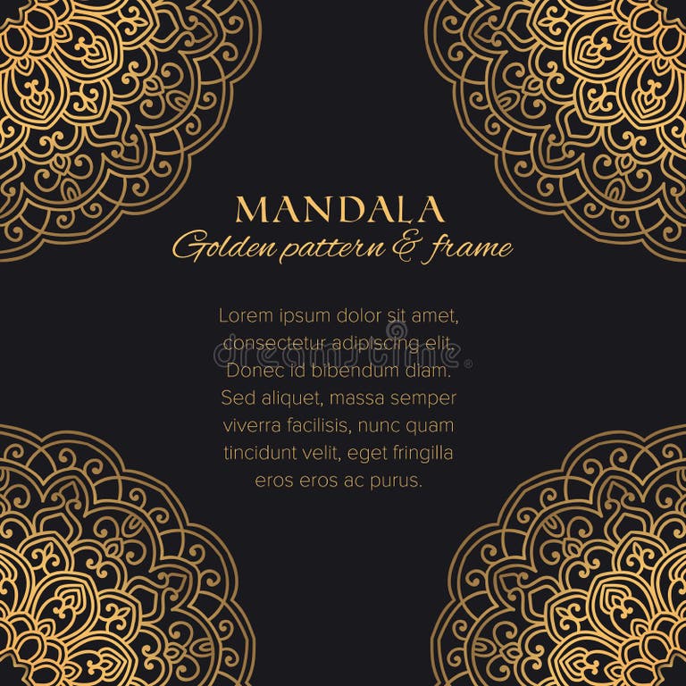 Corner Mandala Stock Illustrations – 3,343 Corner Mandala Stock ...