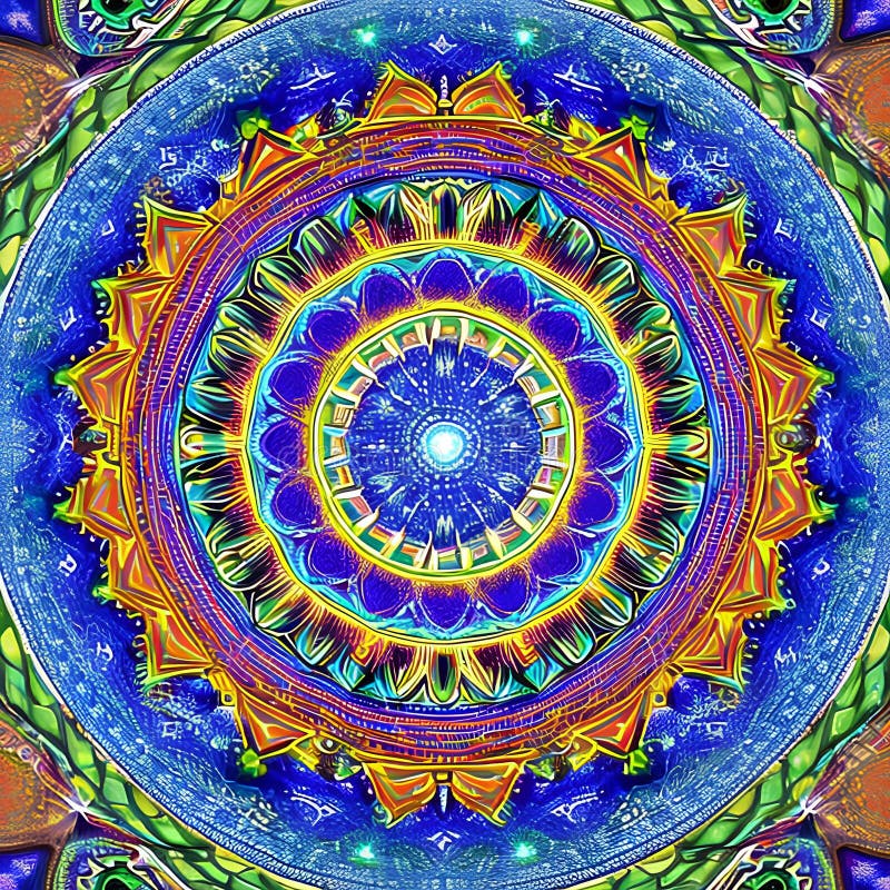 Mandala Universe: an Abstract Representation of the Universe, Created ...