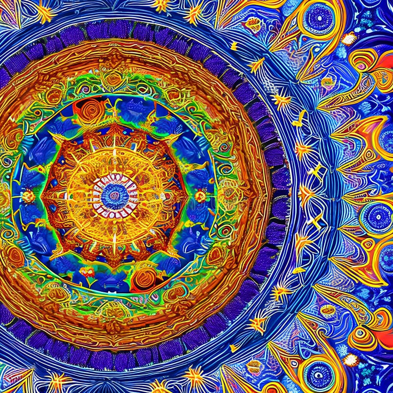 Mandala Universe: an Abstract Representation of the Universe, Created ...