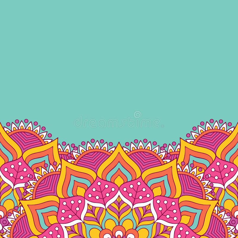 Mandala vector background stock vector. Illustration of black - 75515191