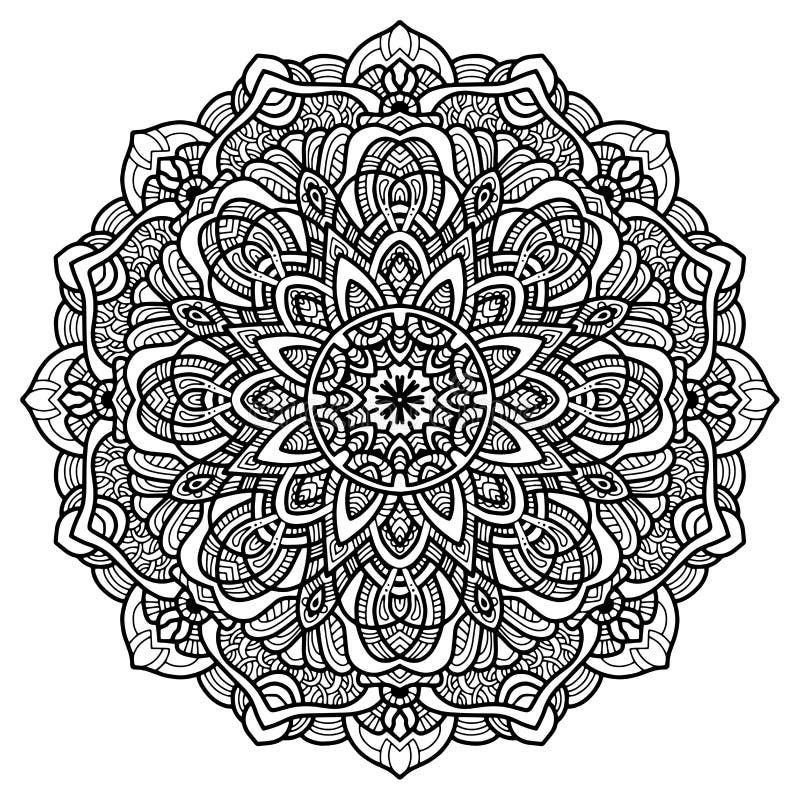 Mandala stock vector. Illustration of design, repeat - 78271371