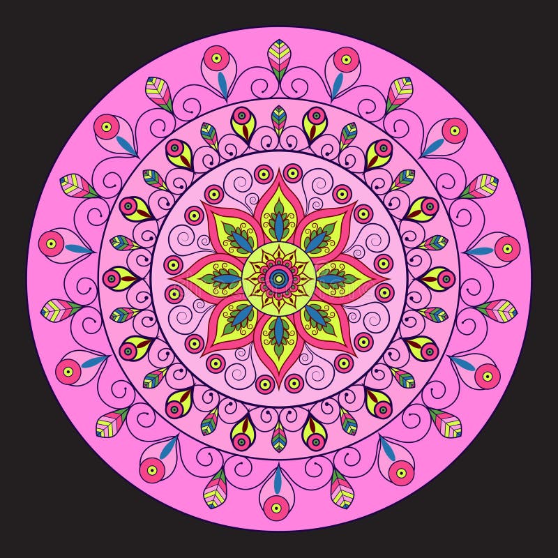 Mandala, Vector Mandala, Floral Mandala, Flower Mandala, Oriental Mandala, Coloring Mandala ...