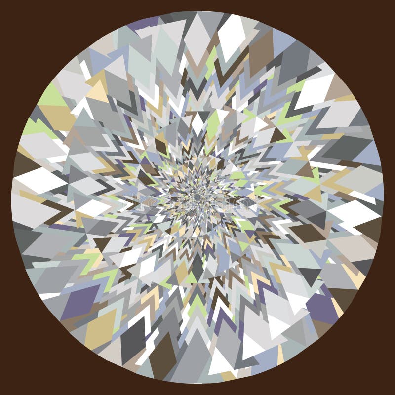 Mandala. Vector Spiral Pattern or Texture Stock Vector - Illustration ...