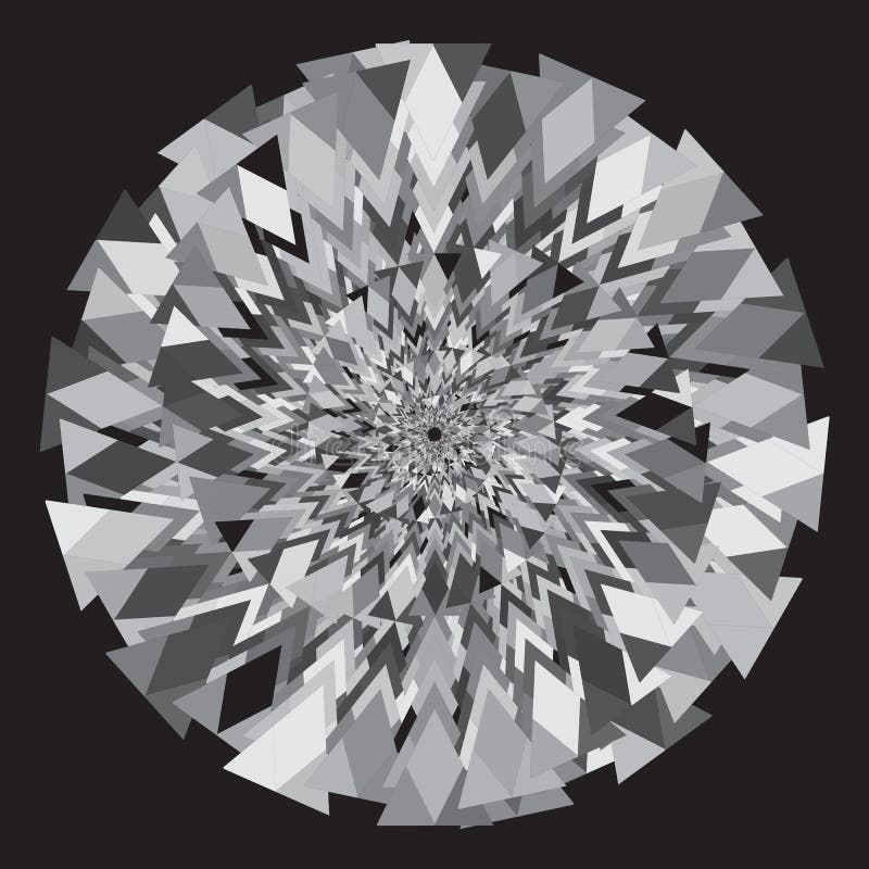 Mandala. Vector Spiral Pattern or Texture Stock Vector - Illustration ...