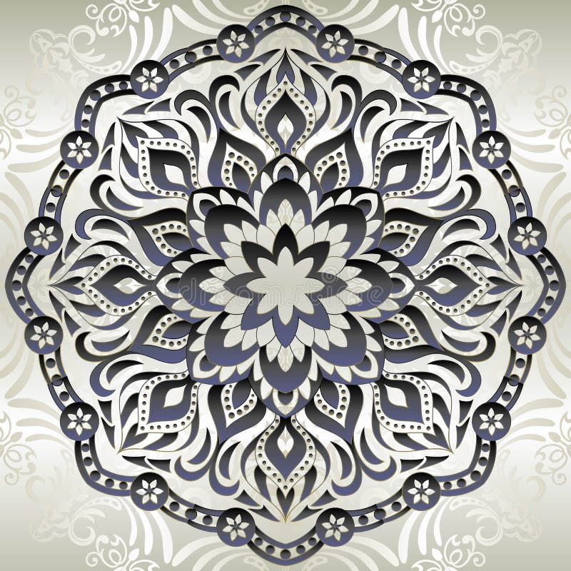Western Mandala Stock Illustrations – 341 Western Mandala Stock ...