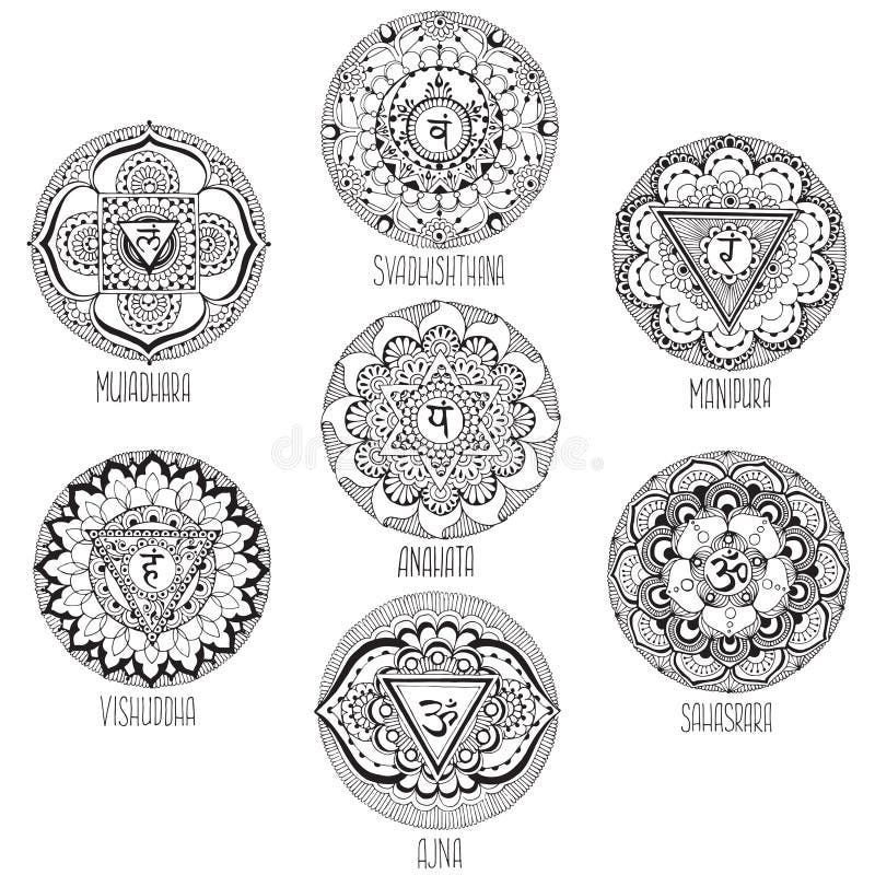 9 mandalas style mihendi stock vector. Illustration of florid - 83473637