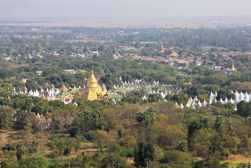 Mandalay city scenery stock photo. Image of landmark - 28516784