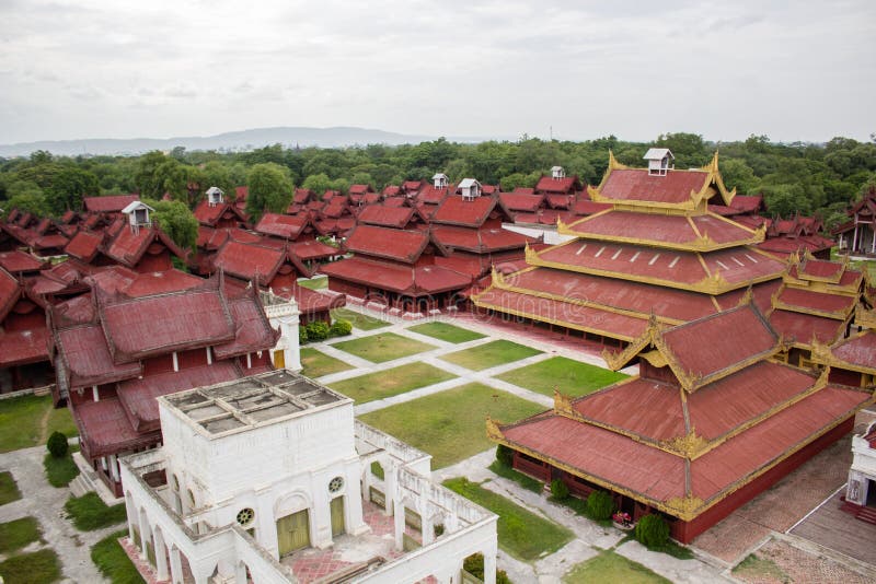 Mandalay palace compound stock photo. Image of historic - 118710362