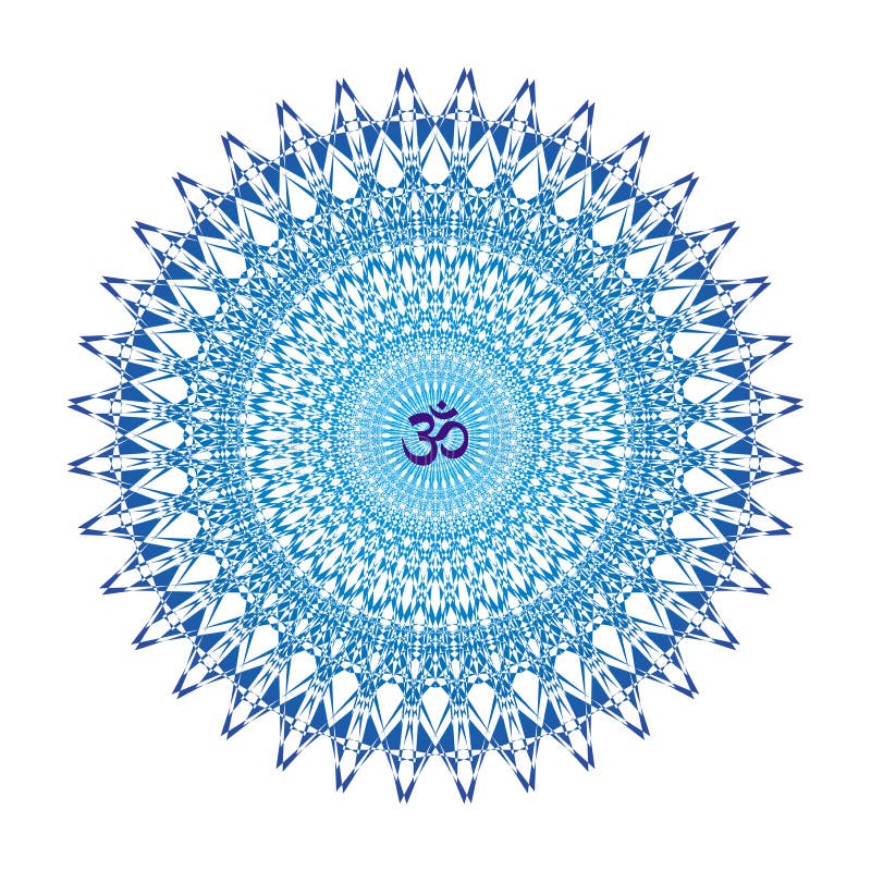 Blue Om Symbol Stock Illustrations – 781 Blue Om Symbol Stock ...