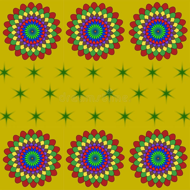 Mandara Pattern , Fabric Pattern , Arabic Style , Bohemian. Stock ...