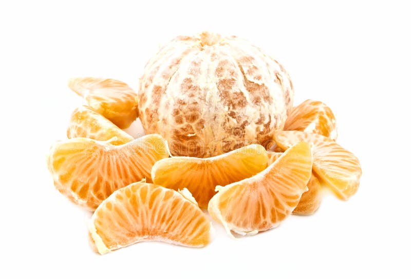 Mandarijn stock afbeelding. Image of macro, schil, nave - 12373433