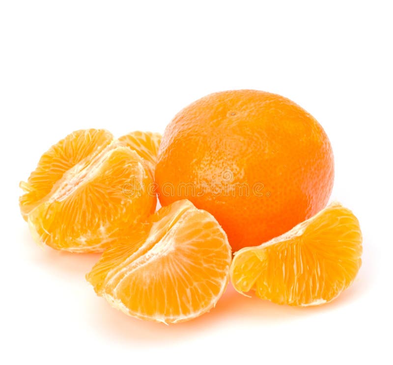 Mandarijn stock afbeelding. Image of diëet, gebroken - 18695881
