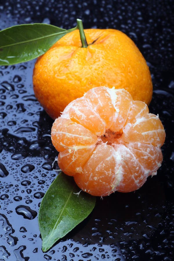 Mandarijn stock foto. Image of geïsoleerd, verzuur, nagerecht - 7276664