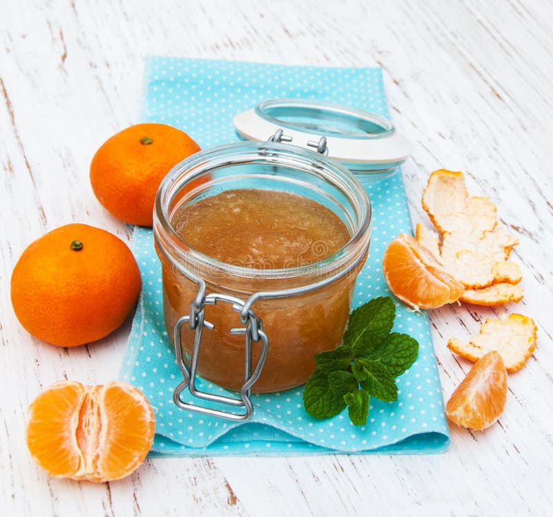 Mandarin jam stock image. Image of food, marmelade, peel - 50181553