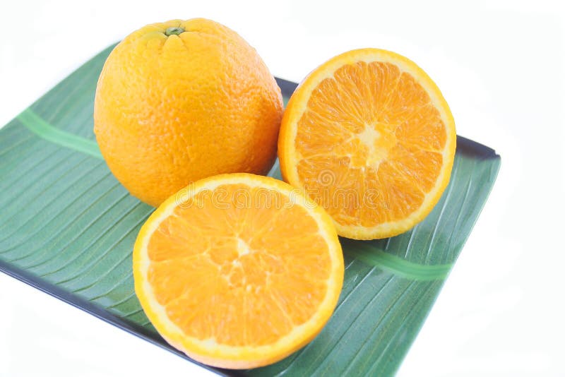 Mandarin lemon on tray stock photo. Image of yellow, mandarin - 15331530