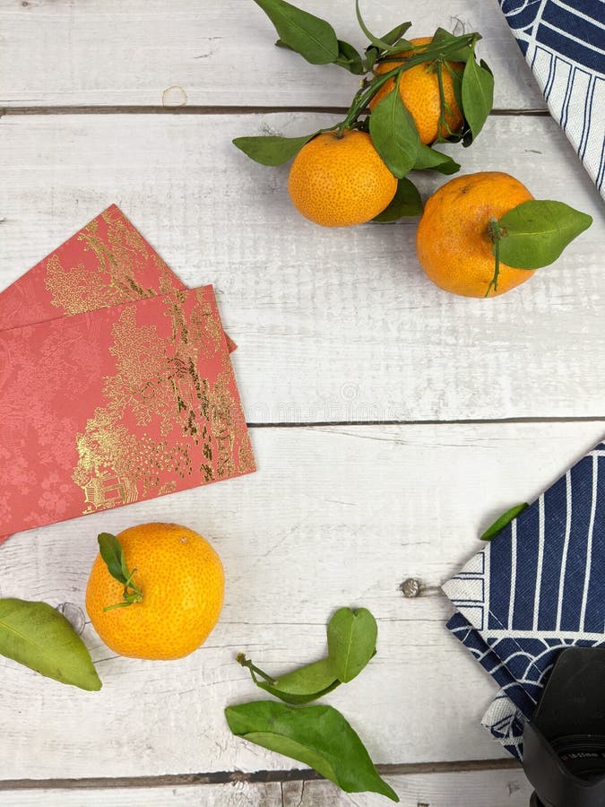 Mandarin Orange for Chinese New Year Concept Stock Photo - Image of ...