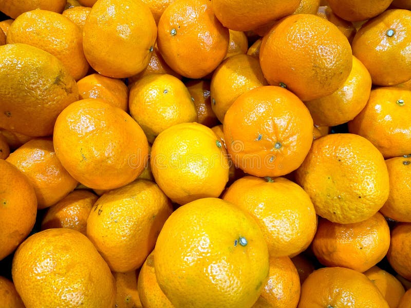 Mandarin Orange Fruit in the Basket Stock Photo - Image of nature ...