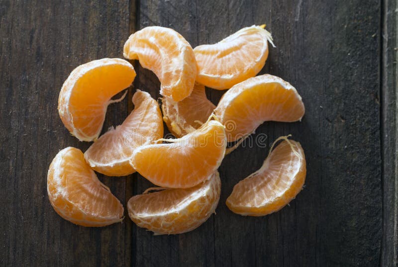 Mandarin orange sections stock photo. Image of dieting - 38668252