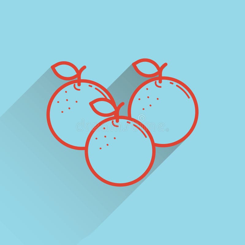 Mandarin Orange. Vector Illustration Decorative Design Stock Vector ...