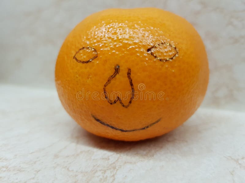 Mandarin smiley stock photo. Image of creative, cheerful - 136503374