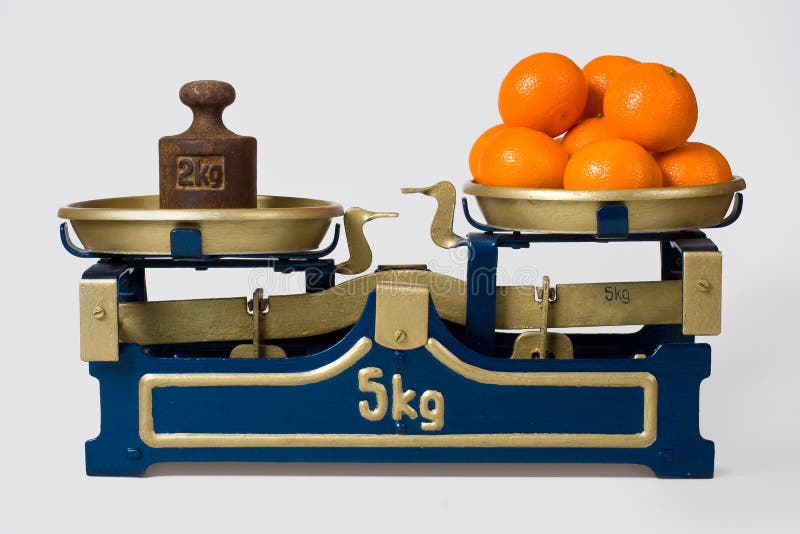 Un chilogrammo di peso fotografia stock. Immagine di marrone - 28450020