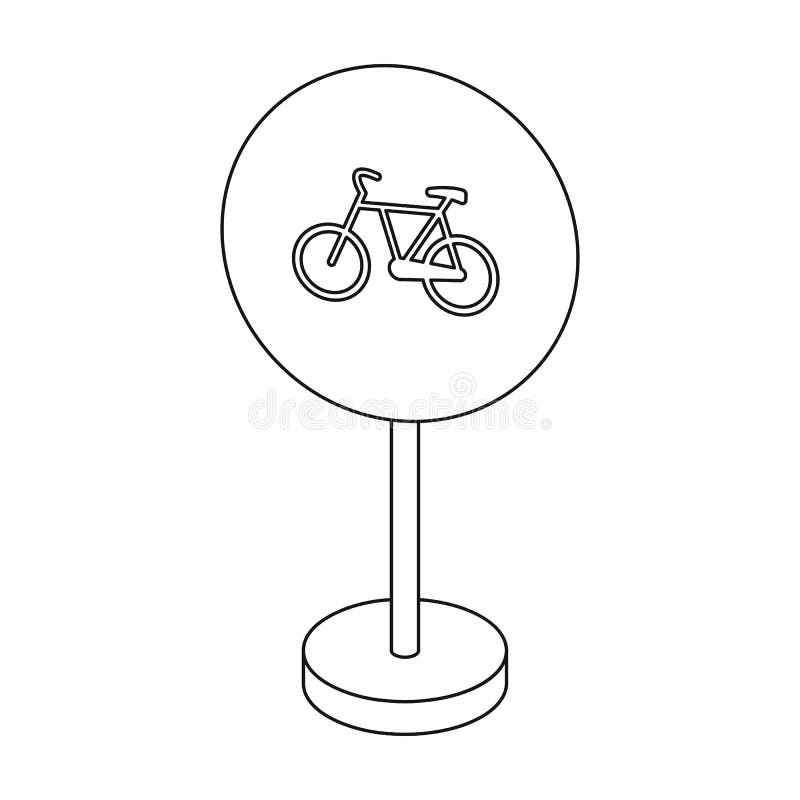 Mandatory Road Signs Icon in Outline Style Isolated on White Background ... Mandatory Road Signs Icon in Outline Style Isolated on White Background ...