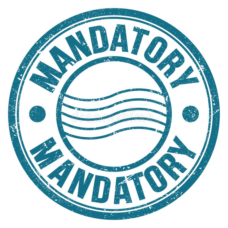 Mandatory Stamp Stock Illustrations – 359 Mandatory Stamp Stock ...