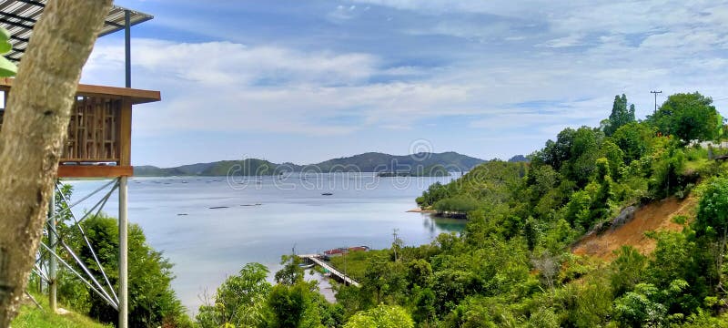 Mandeh stock image. Image of view, beach, ocean, lanscape - 269176557