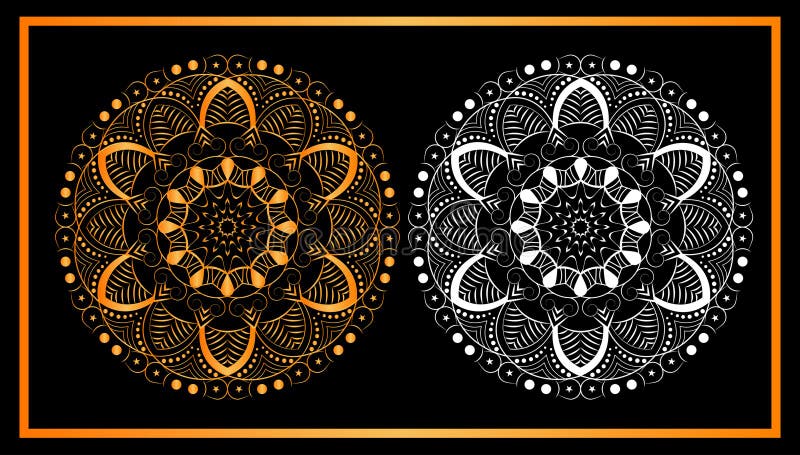 Mandela Vector Design. Floral Background Design Free Vector Stock ...