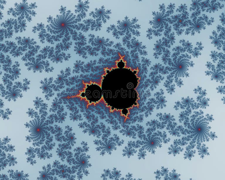 Mandelbrot Set Fractal Generating Infinite Complexity and Artistic ...