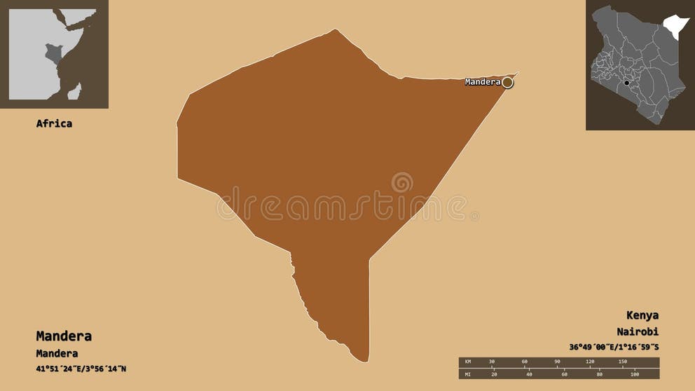 Mandera, County of Kenya,. Previews. Pattern Stock Illustration ...