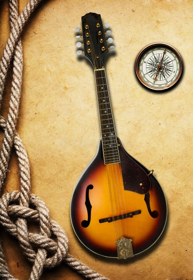 Mandolin stock photo. Image of wood, brown, paper, soprano - 14811702