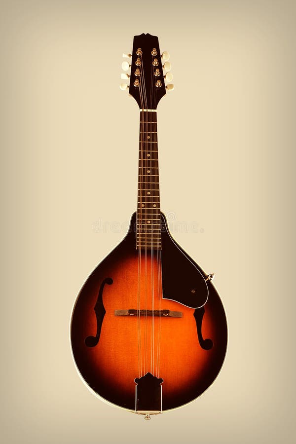 Mandolin with Vintage Effects Stock Image - Image of mandolin, music ...