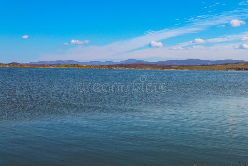 Mandra lake stock photo. Image of mandra, color, smarald - 21624914
