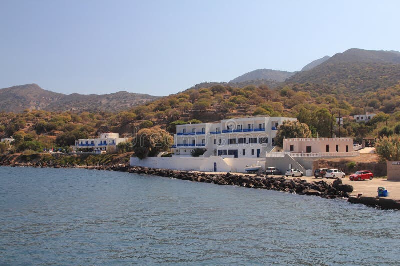 Mandraki Island of Nisyros stock photo. Image of mediterranean - 376827698