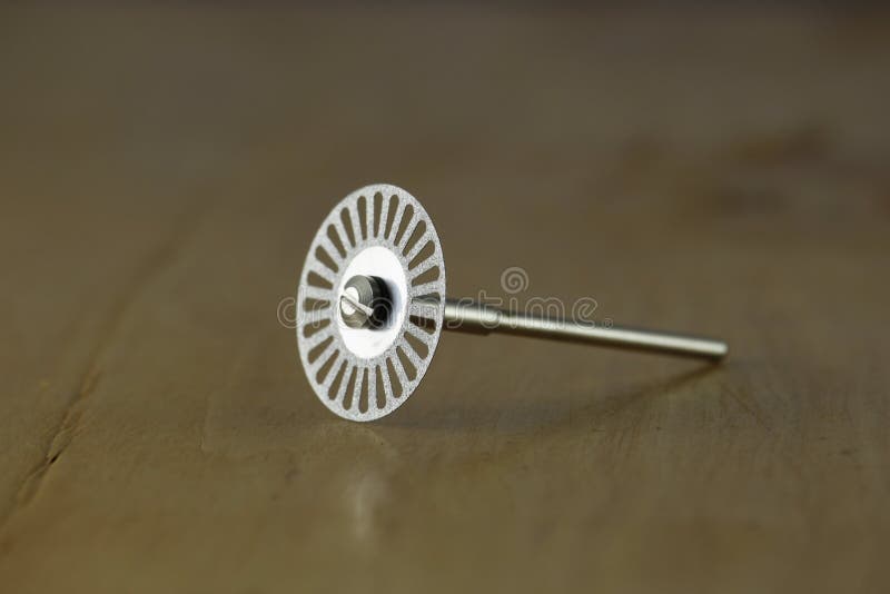 Mandrel with diamond disc stock photo. Image of prosthetics - 133614398