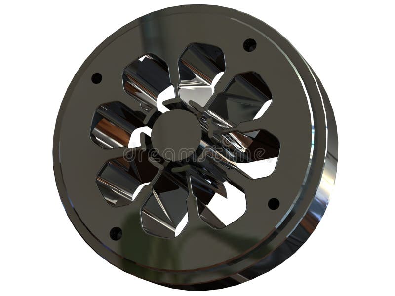 Mandrel Die for Pipe Extrusion 3D Rendering V4 Stock Illustration ...