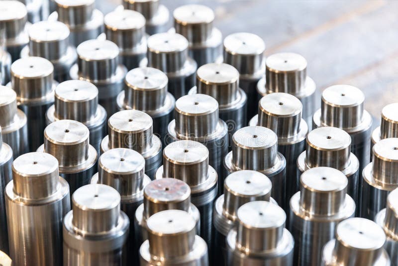 Mandrel Made of Metal, the Shaft after Milling and Turning on a CNC ...