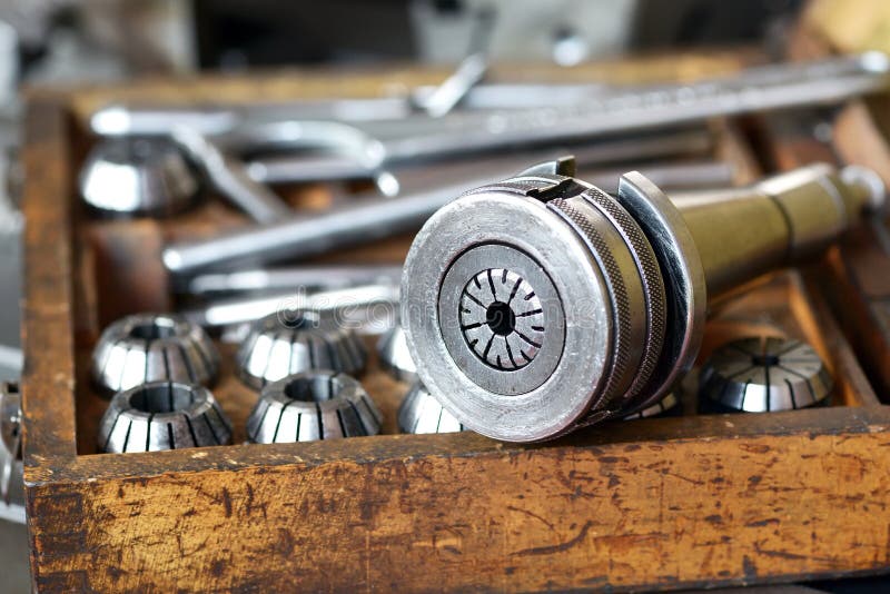 Mandrel for Milling Machine Stock Photo - Image of parts, commercial ...