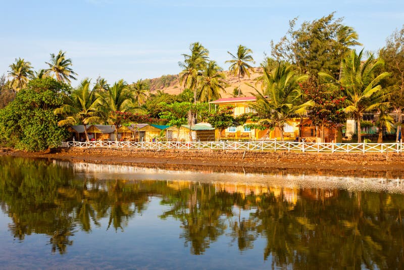 Mandrem beach Goa India stock photo. Image of tourism - 93416364