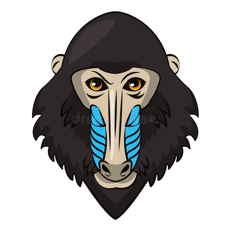 Mandrill Face Stock Illustrations – 1,360 Mandrill Face Stock ...